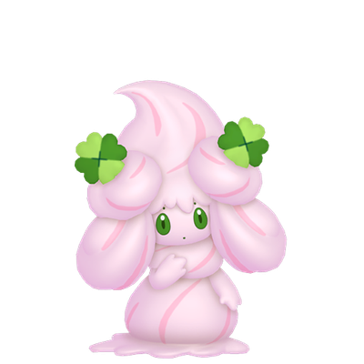 Alcremie (Ruby Cream Clover Sweet) - Pokémon Info, Stats & where to ...